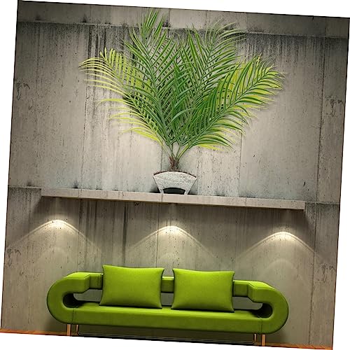 Garneck 1pc Imitation Plants Fake Flowers for Outdoors Faux Greenery Outdoor Plants Faux Wheat Grass Plastic Wheat Grass Artificial Outdoor Plants Miniature Plant Decor Home Adornment Palm