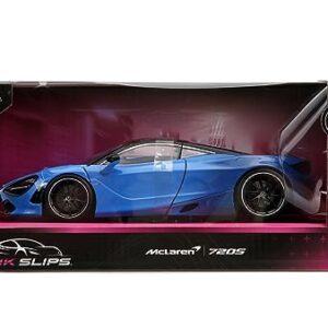 Pink Slips 1:24 McLaren 720S Die-Cast Car, Toys for Kids and Adults(Blue)