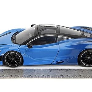 Pink Slips 1:24 McLaren 720S Die-Cast Car, Toys for Kids and Adults(Blue)