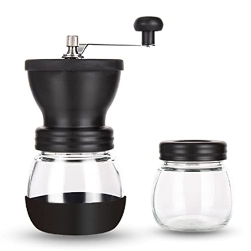 Manual Coffee Bean Grinder with Manual Adjustment Tank For Coffee Lovers Small Hand Coffee Grinder With Handle Easy To Use For Travel Outdoor