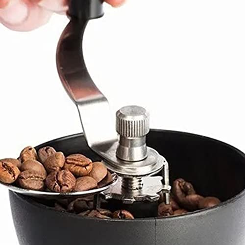 Manual Coffee Bean Grinder with Manual Adjustment Tank For Coffee Lovers Small Hand Coffee Grinder With Handle Easy To Use For Travel Outdoor