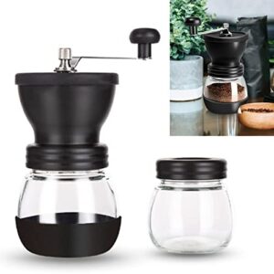 Manual Coffee Bean Grinder with Manual Adjustment Tank For Coffee Lovers Small Hand Coffee Grinder With Handle Easy To Use For Travel Outdoor