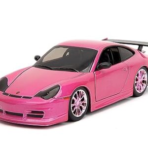 Pink Slips 1:24 Porsche 911 GT3RS Die-Cast Car, Toys for Kids and Adults(Pink)