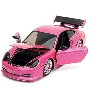 Pink Slips 1:24 Porsche 911 GT3RS Die-Cast Car, Toys for Kids and Adults(Pink)