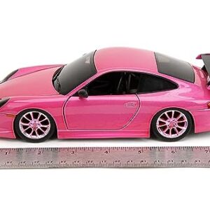 Pink Slips 1:24 Porsche 911 GT3RS Die-Cast Car, Toys for Kids and Adults(Pink)