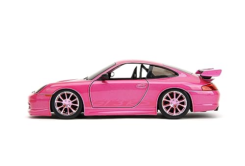 Pink Slips 1:24 Porsche 911 GT3RS Die-Cast Car, Toys for Kids and Adults(Pink)