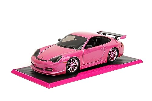 Pink Slips 1:24 Porsche 911 GT3RS Die-Cast Car, Toys for Kids and Adults(Pink)