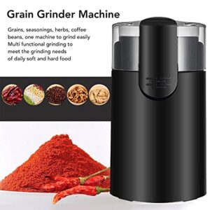 Grain Grinder 50g Stainless Steel Coffee Grinder Electric For Herb Nut Spice 150W Grain Grinder Mill for Home Chinese Herbal With Brush Easy To Clean(American Standard 110V)