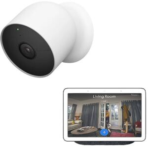 Google Nest Cam Battery Wireless Outdoor Camera and Screen Bundle (Triple Camera and Screen)