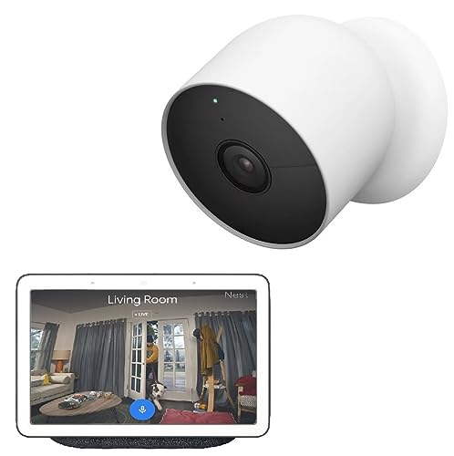 Google Nest Cam Battery Wireless Outdoor Camera and Screen Bundle (Triple Camera and Screen)