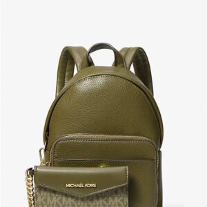 Michael Kors Maisie Extra-Small Logo 2-in-1 Backpack (Olive)