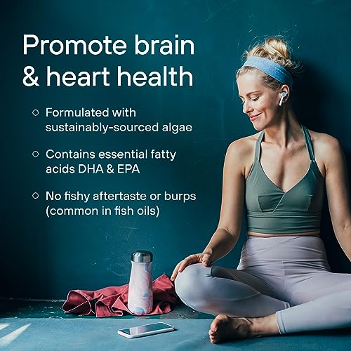 Pendulum Omega-3 Supplement - Vegetarian Algae Omega Supplement Promotes Brain & Heart Health with DHA & EPA - 30 Capsules