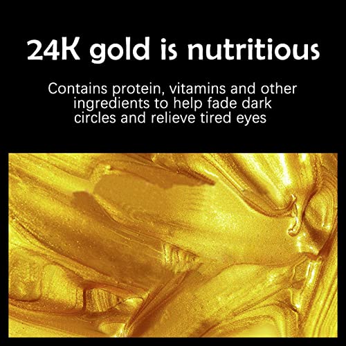 Eye Masks for Dark Circles and Puffiness 24K Gold Collagen Eye Mask 60 Pcs Eye Patches Wrinkle Treatment Moisturizing Eye Gel Pads for Anti-Aging Refreshing Skin Beauty & Personal Care,Easy to Use