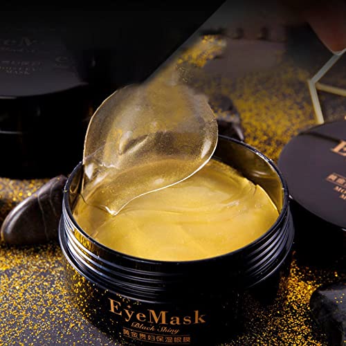 Eye Masks for Dark Circles and Puffiness 24K Gold Collagen Eye Mask 60 Pcs Eye Patches Wrinkle Treatment Moisturizing Eye Gel Pads for Anti-Aging Refreshing Skin Beauty & Personal Care,Easy to Use