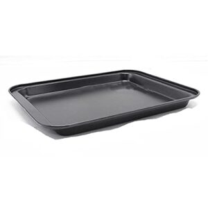 temkin 1pc rectangular non-stick bread cake baking tray baking tray oven rectangular black baking tray diy baking for kitchen (size : large)