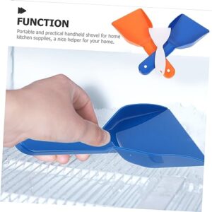 Yardwe 3Pcs Human Design portapotty Refrigerator ice Shovel ice Removal Shovel ice Scooper Scraper Snow Removing Shovel Handheld Frost Spade Multifunction deicing Shovel Snow Blower pp