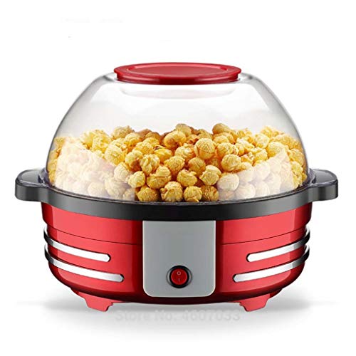 FGUDFOD 5L Large Capacity Electric Corn Popcorn Maker Household Automatic Hot Air Popcorn Making Machine DIY Corn Popper Can Barbecue