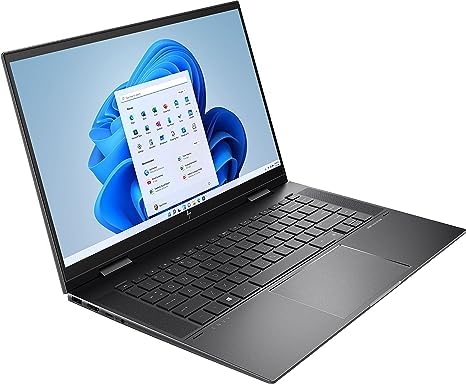 HP 2023 Newest Flagship Envy x360 2 in 1 15.6" Touchscreen Laptop, Hexa-Core AMD Ryzen 5 7530U(Beat i7-1195G7), 8GB RAM, 1024GB PCIE SSD, Backlit Keyboard, W/Stylus Pen, Windows 11 Home, Silver