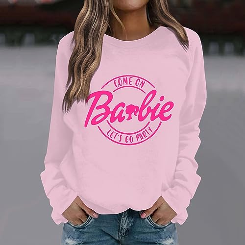 wkind olades Come On Let's Go Party Sweatshirt for Women Trendy Girls Shirt Cute Bachelorette Pullover Fall Y2K Tops