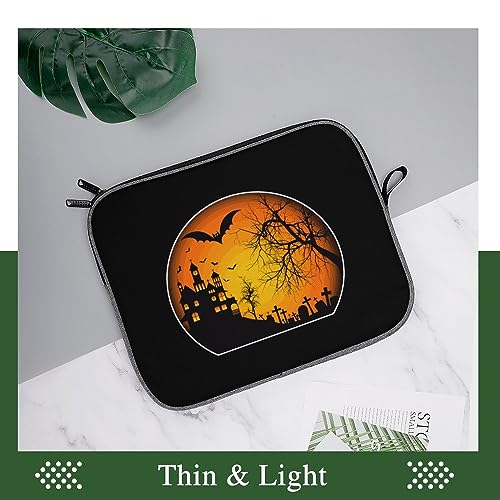 Twilight Bat Halloween Laptop Sleeve Case Protective Notebook Carrying Bag Travel Briefcase 14inch