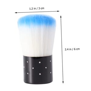 9 PCS mushroom brush cleaner nail art tools brush kabuki brushes for makeup pinceles para uñas acrilicas nail nail brush acrylic cosmetics brush powder brush paint soft