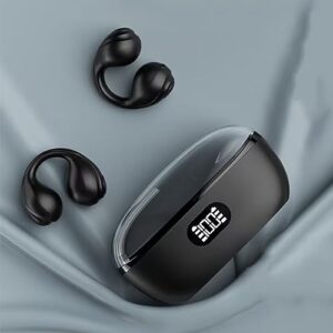 headphones wireless bluetooth, wireless ear clip skeleton conduction headphones, bluetooth 5.3 waterproofs open ear headphones, bluetooth headphones, noise cancelling headphones for sleeping,