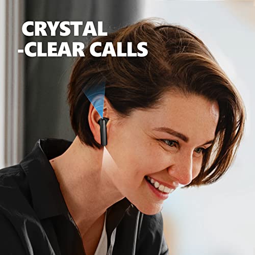 Wireless Earbuds, Bluetooth Ear Buds Crystal-Clear Calls Built-in Mic V5.3 Bluetooth Headphones, 40Hrs Battery Life with LED Power Display IPX7 Waterproof Stereo Sound Ear Buds for Gym and Working