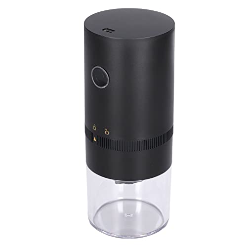 Coffee Grinder, Portable Electric Coffee Grinder for Office and Home, Electric Grinder for Coffee Beans, Peanut, Beans, Spice, Nuts (Black)