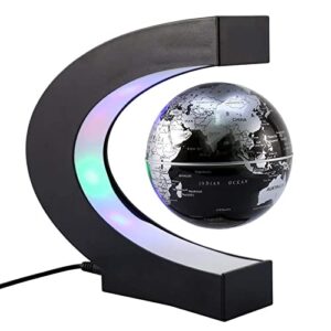 Magnetic Levitation Globe Maglev Led Black Gift Decor Map Lights Earth Planet Earth Planet Furnishings Geographic Globes