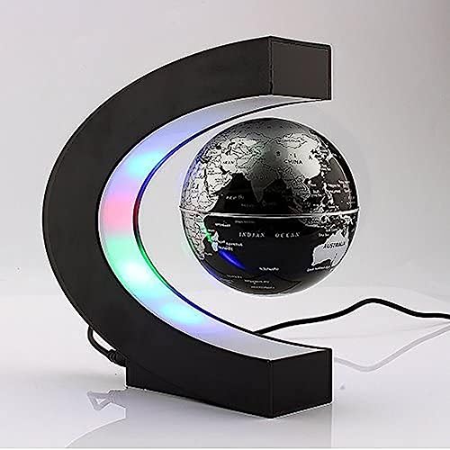 Magnetic Levitation Globe Maglev Led Black Gift Decor Map Lights Earth Planet Earth Planet Furnishings Geographic Globes