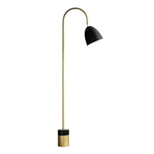 floor lamp standing lamp modern reading floor lamp crafts led floor lamps with adjustable neck led floor task light for living room,bed room,office，black/brass gold modern standing lamp retro floor la