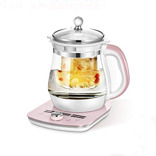 Electric Kettle, Multi-Function Teapot,Kettle, Temperature Control Kettle, Health Kettle, Automatic Thickened Glass Teapot Stainless Steel Heating Base Kettle (Color : B, Size : A)