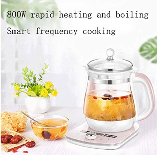 Electric Kettle, Multi-Function Teapot,Kettle, Temperature Control Kettle, Health Kettle, Automatic Thickened Glass Teapot Stainless Steel Heating Base Kettle (Color : B, Size : A)