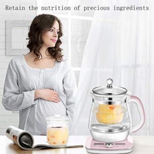 Electric Kettle, Multi-Function Teapot,Kettle, Temperature Control Kettle, Health Kettle, Automatic Thickened Glass Teapot Stainless Steel Heating Base Kettle (Color : B, Size : A)