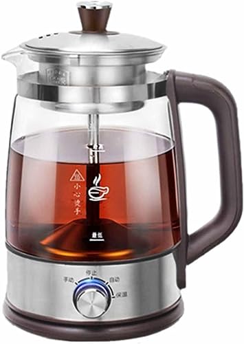 1.3L Kettle Electric Health Pot 600W Multi-Function Teapot Electric Kettle Glass Kettle Temperature Control Kettle Four-Speed Adjustable Stainless Steel Overheating Power Off A,1.3L