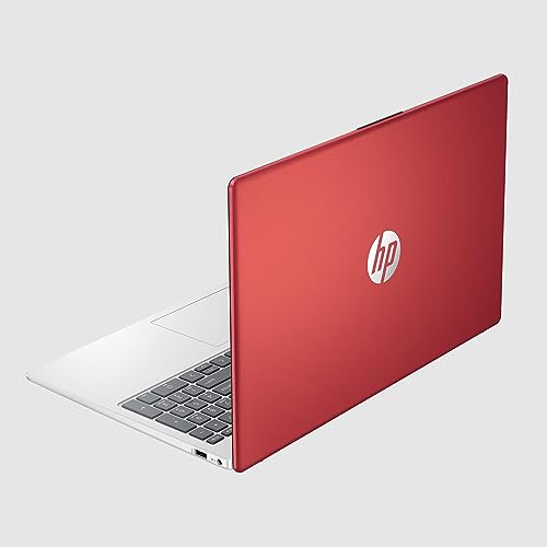 HP Flagship 15.6 HD Laptop Computer, Intel Quad-Core Pentium N200 (Beat i5-8250U), 8GB RAM, 128GB SSD, WiFi, Webcam, Fast Charge, HDMI, 1 Year Microsoft Office 365, Win 11, w/GM Accessory, Red