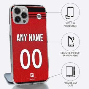 Manchester Football Phone Case 2023 2024 Customize Your Name and Number Silicone Transparent - Compatible iPhone and Samsung (Samsung Galaxy S21 Ultra)