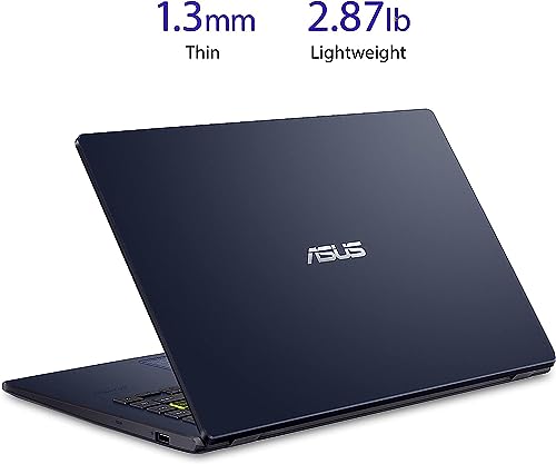 ASUS VivoBook L410MA in Star Black Intel Celeron up to 2.8GHz 14in FHD Intel UHD Graphics 4GB RAM 128GB SSD HDMI Web Cam Win 11 (L410MA – Renewed)