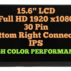 15.6" Screen Replacement for Lenovo 01YU835 FRU of SD10T04837 60Hz LCD Display Panel 30Pins FHD 1920(RGB)*1080 Non-Touch