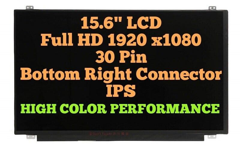 15.6" Screen Replacement for Lenovo 01YU835 FRU of SD10T04837 60Hz LCD Display Panel 30Pins FHD 1920(RGB)*1080 Non-Touch