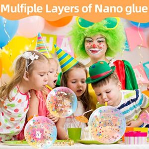 Nano Tape Bubble Kit for Kids,Nano Double Sided Adhesive Gel Grip Traceless Tape, Nano Magic Tape Bubbles,Nano Bubble Tape Toy Kit Glitter,13.5 FT × 2inch,DIY for Kids Party Favor Gifts Popular Toys