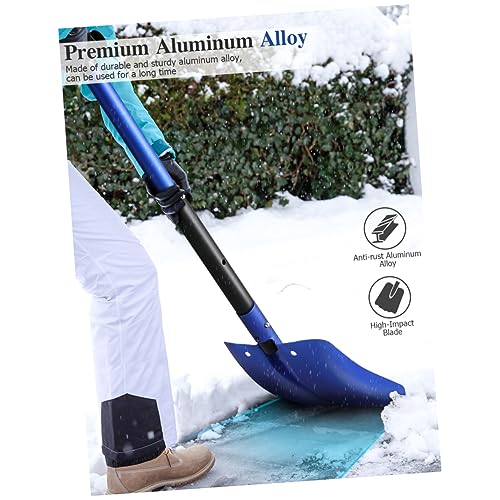 GANAZONO Snow Shovel Sand Shovel Emergency Shovel Metals Multifunctional Digging Shovel Mud Shovel Snow Remover Windshield ice Scraper Outdoor Shovels car Snow Guasha Window Scraper