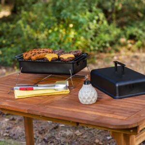 DSFEOIGY Family Outdoor Grill Portable Tabletop Charcoal Grill Charcoal Stove Barbeque Grill Bbq Grill