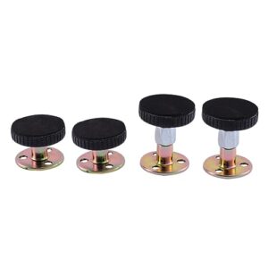 Holibanna 3pcs Bed Shake stabilizer Bed Anti Tool Threaded Bed Frame Bed Frame Anti Collision Stop Mattress Tool Bed Frame Fixer Bed Wall Stopper Wall Door Stopper Hardware Adjustable Iron