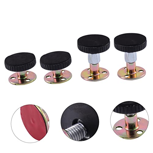 Holibanna 3pcs Bed Shake stabilizer Bed Anti Tool Threaded Bed Frame Bed Frame Anti Collision Stop Mattress Tool Bed Frame Fixer Bed Wall Stopper Wall Door Stopper Hardware Adjustable Iron