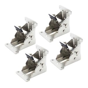 holibanna 4pcs shelf bracket right angle bracket l brackets for shelves folding legs for table folding bracket shelf supports furniture leg folding hinge folding chair folding table