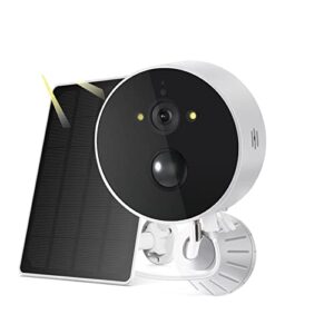 security camera camera wifi solar camera outdoor human detection security ip camera solar panel recharge battery cctv video surveillance cameras surveillance camera with spotlight ( color : no card ,