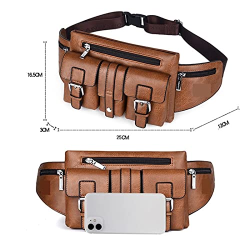 SPICLY Sling Bag For Men Men's Messenger Bag Men's Chest Bag Men's Backpack Oxford Men's Bag (Color : C)