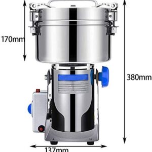 Grain Mills Electric Grain Grinder Mill Powder Machine Mill Grinder Coffee Grinder for Bean Seed Nut Spice Herb Pepper Cereal Wheat