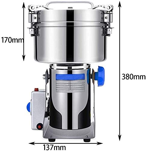 Grain Mills Electric Grain Grinder Mill Powder Machine Mill Grinder Coffee Grinder for Bean Seed Nut Spice Herb Pepper Cereal Wheat